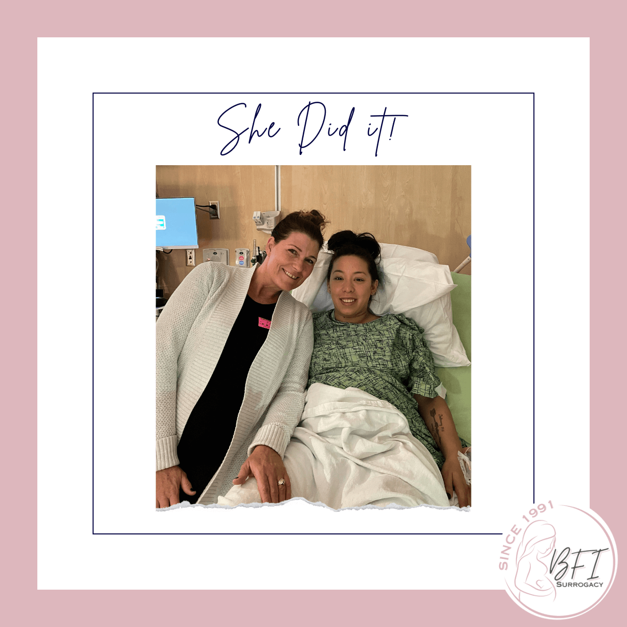 She Did It! - Building Families, Inc.